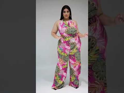 Beautifu Hot Girl 🔥 Plus size Dynasty conquer Jumpsuit fashion