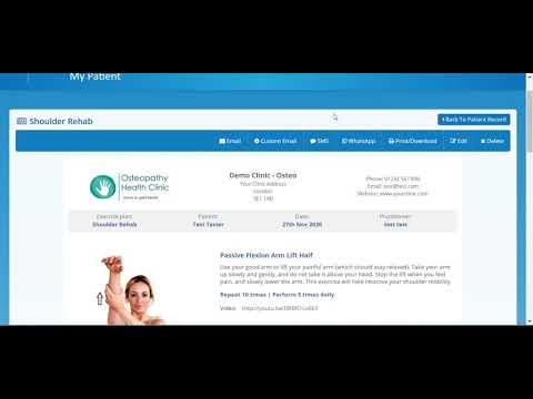 Rehab My Patient Tutorial | How to Send an Exercise Plan to a Patient