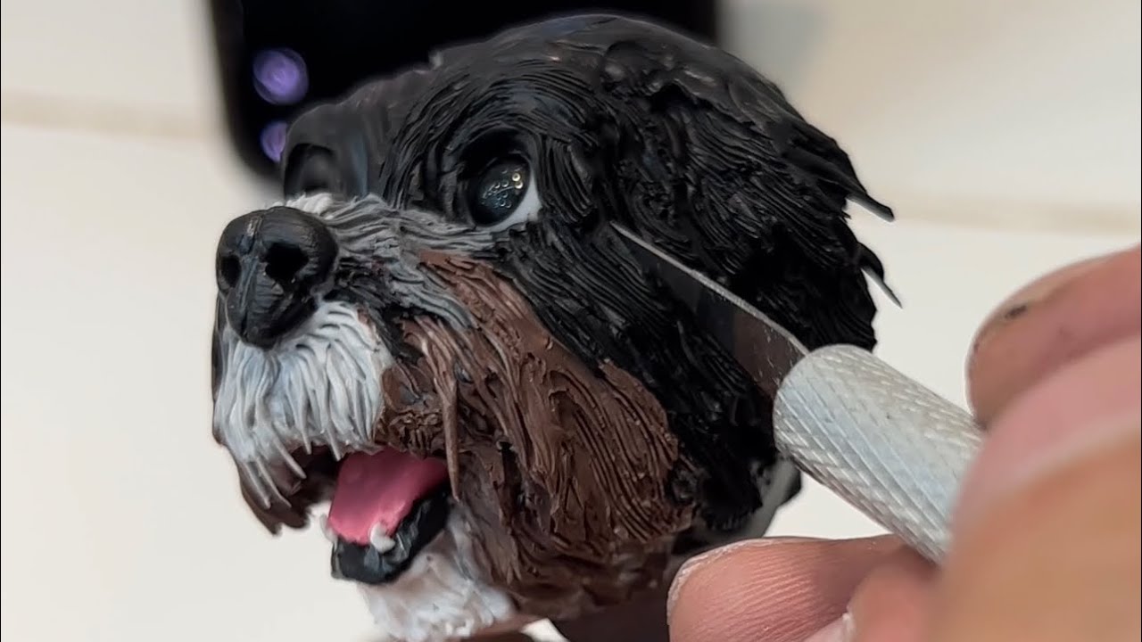 handmade dog #clayart #handmade