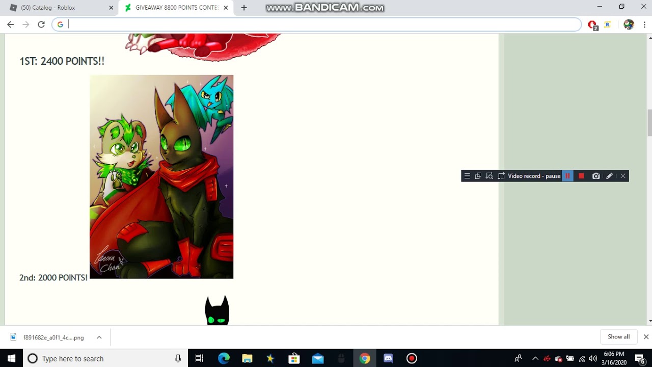 Winner Giveaway Contest 2000 Points Deviantart