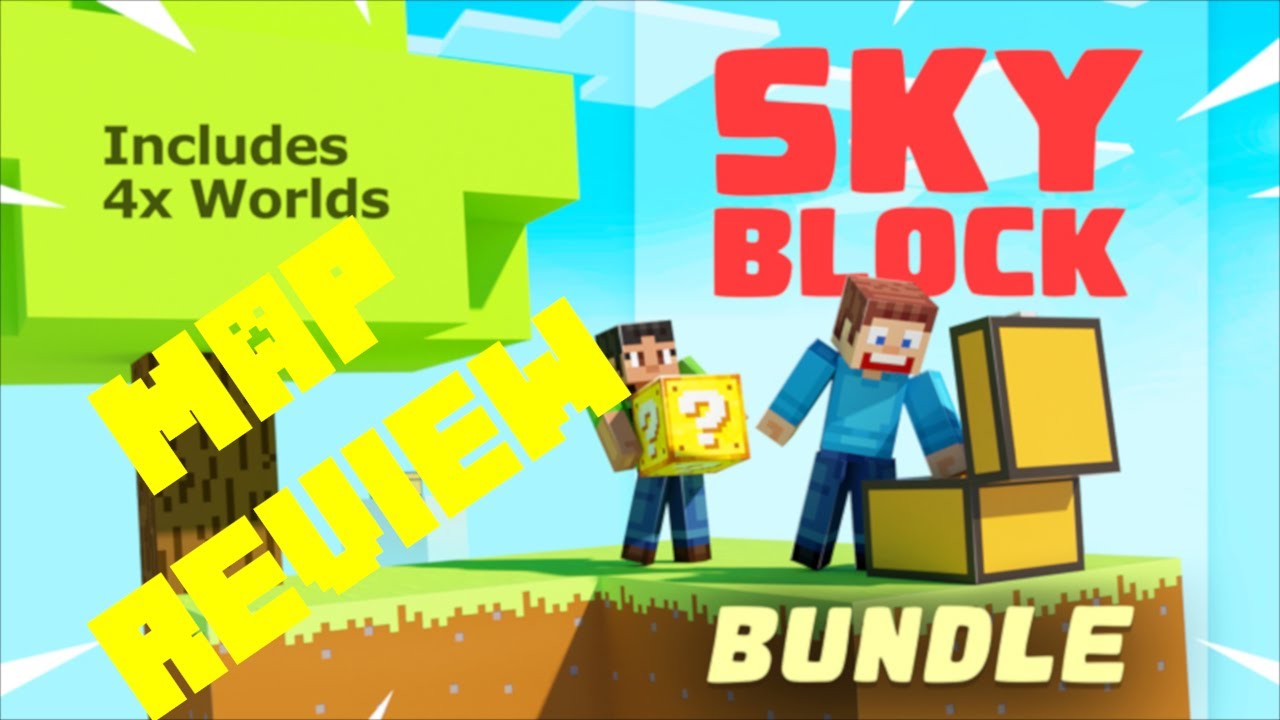 SkyBlock Bundle - 4 MAPS/2 Skins!!! - Minecraft Map First Thoughts