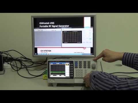 Primary RF Software Demostration (using GW Instek USG-series RF Signal ...