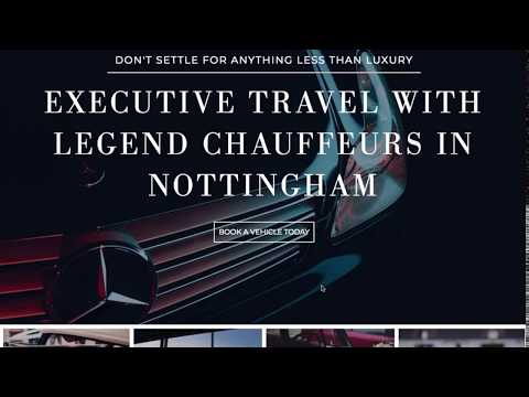 Brochure Website Design | Legend Chauffeurs | Nottingham