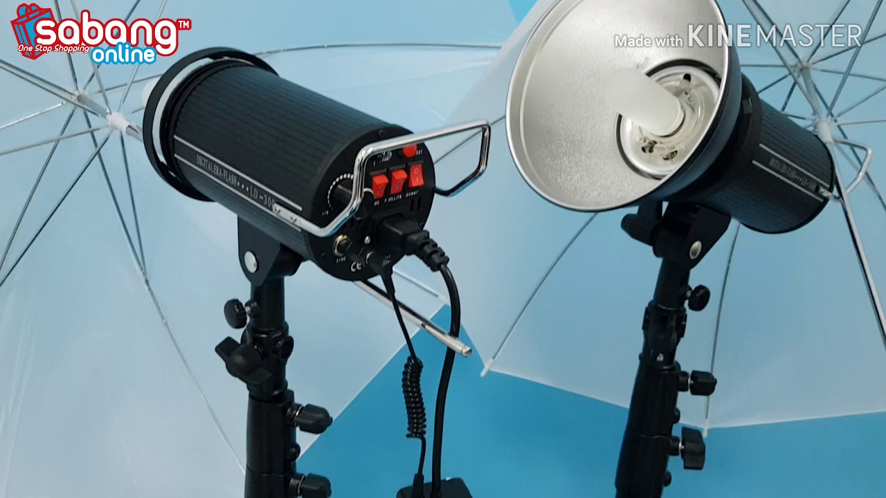Terbaru Review paket lampu  studio photo dari Sabang Online