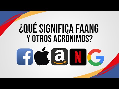 ¿Qué significa FAANG y otros acrónimos?