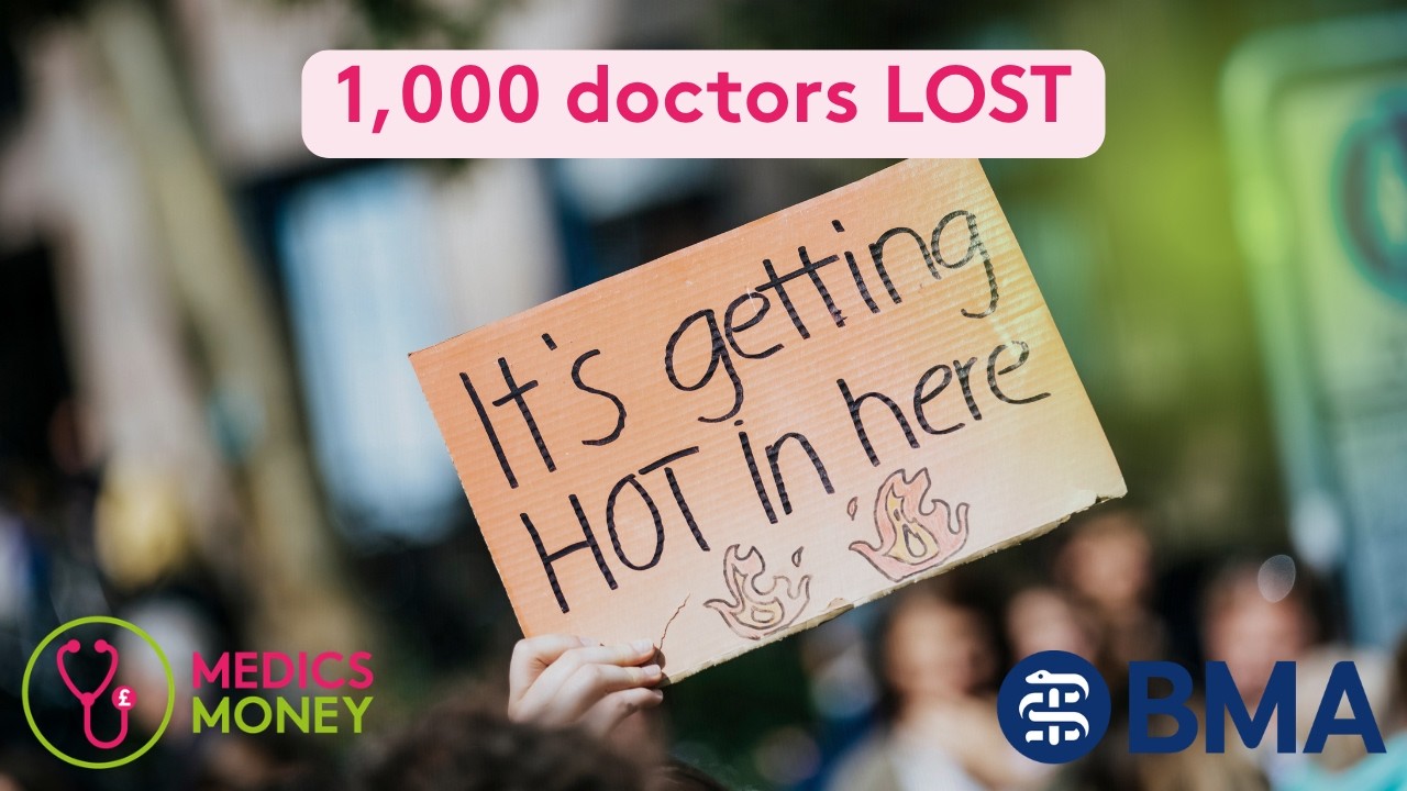 BMA on Strikes, 1,000 training placements GONE