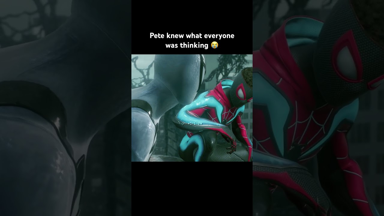 Peter's reaction to Miles's new Suit #spiderman #spiderman2 #spidermanps5