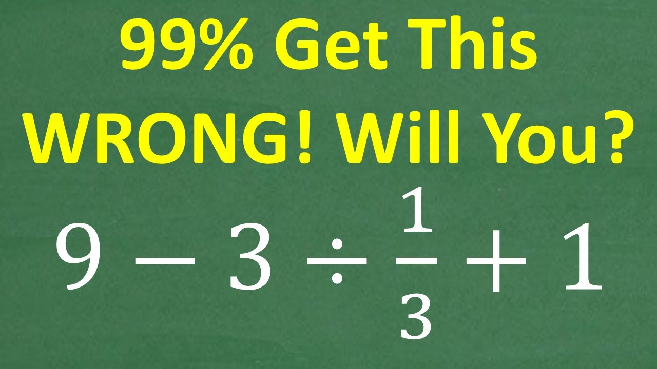 99% Get This Math Challenge Wrong — Will You?