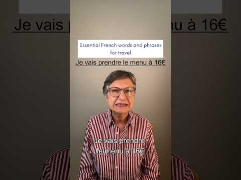 How to ask for the fixed price menu in French! 🥙 🇫🇷
