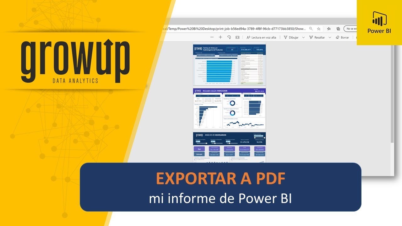 Export my Power BI Report to PDF