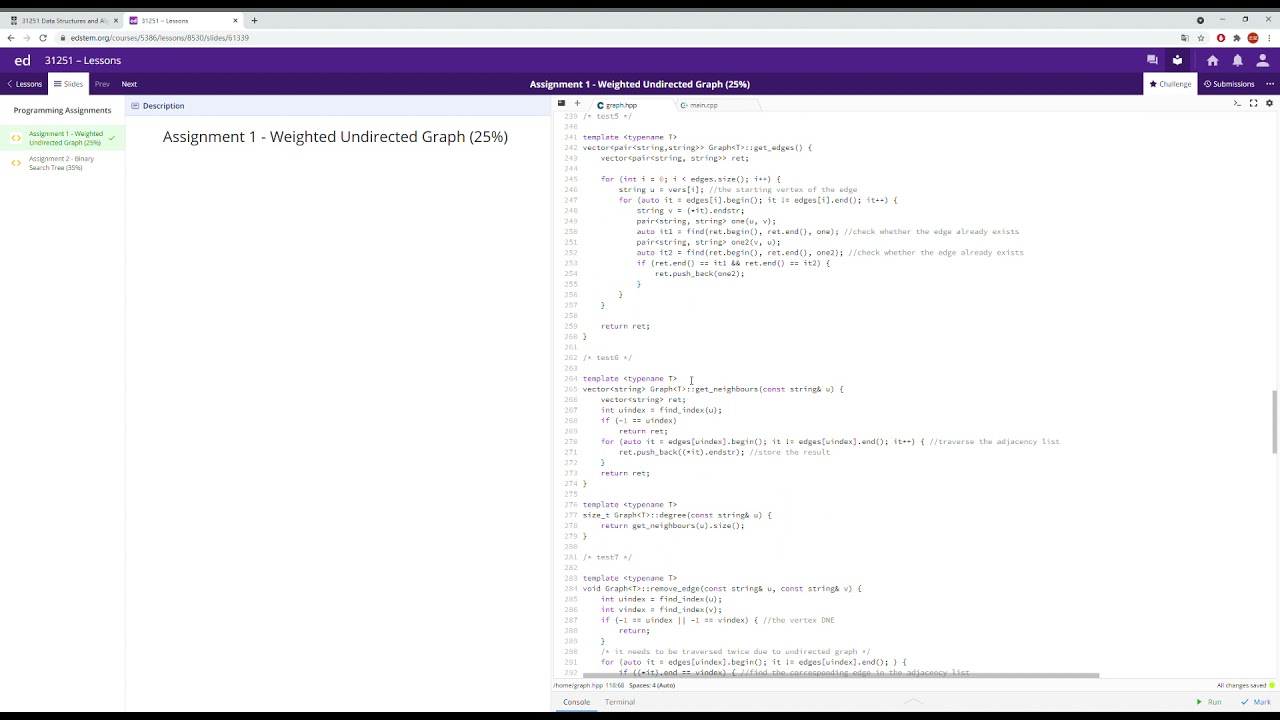 Assignment 1 - 31251 Data Structures and Algorithms - Autumn 2021