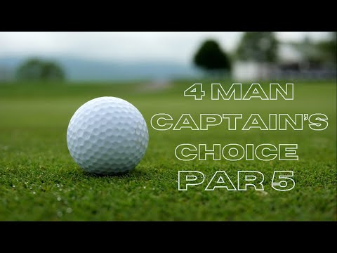 One hole from a 4 Man Captain's Choice Tournament