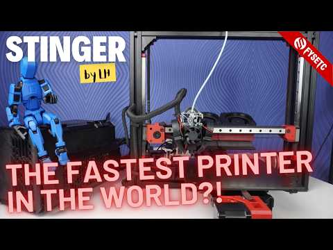 The fastest 3D printer for engineer prototyping? The Stinger by LH