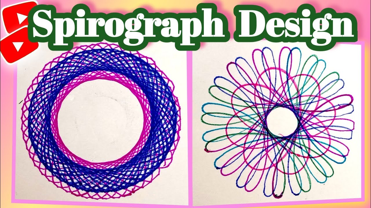 Spirograph Design Compilation | Spirograph Design by Saima