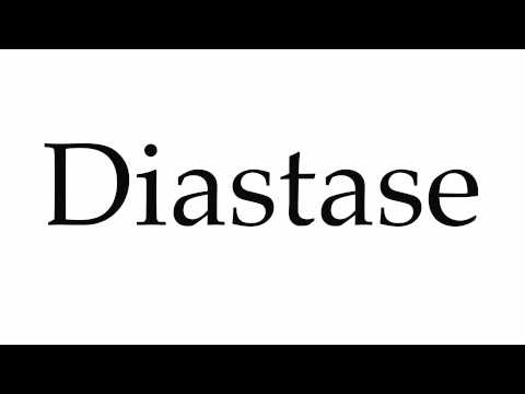 How to Pronounce Diastase
