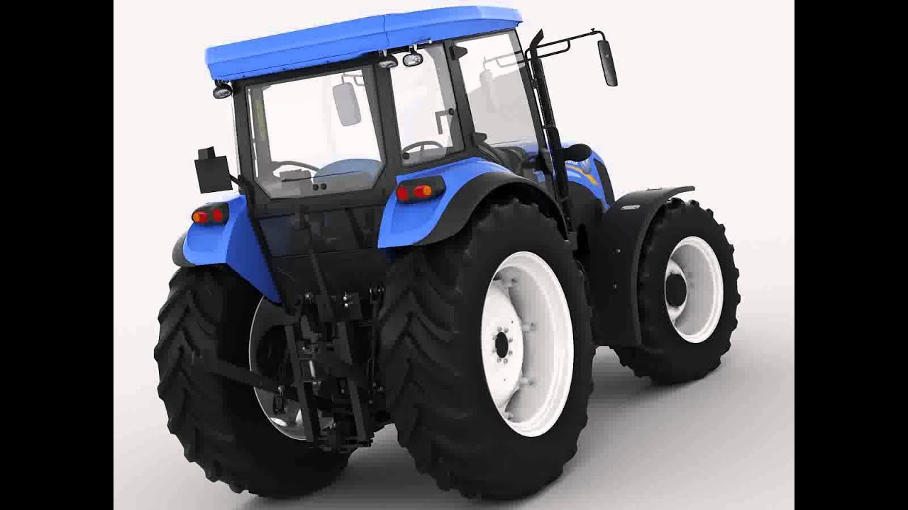 New Holland TD5 tractor 3D model from CGTrader.com