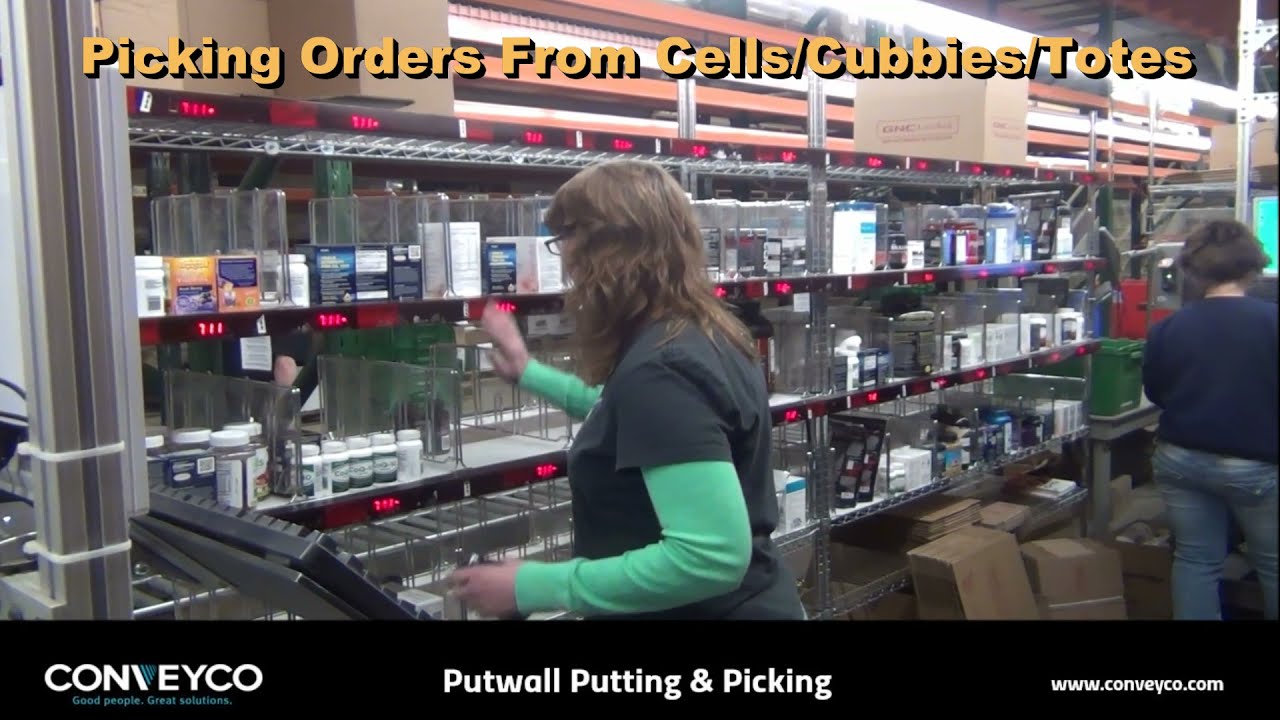 Putwall Picking and Putting Order Fulfillment - Conveyco