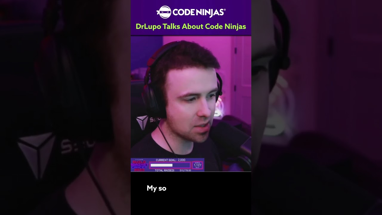 Code Ninjas' Game Jam highlight with DrLupo