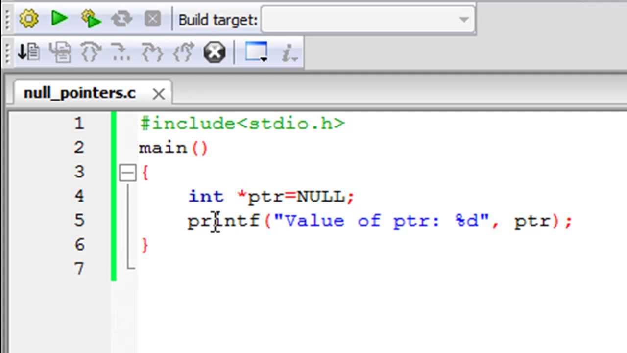 C Programming Tutorial - 57: Null Pointer