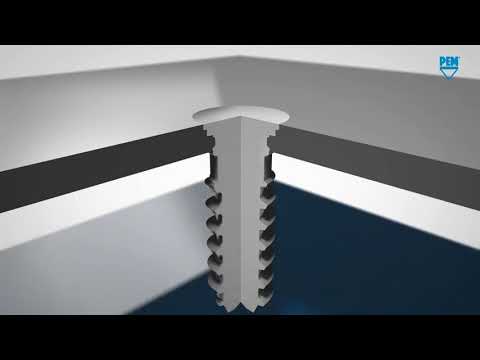 PEM® FHX™ Flush-Head Studs with X-Press Thread Profile
