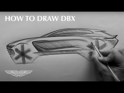 This Is How You Can Draw Your Own Aston Martin DBX - autoevolution