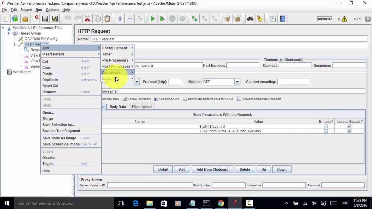 Apache JMeter Video Tutorial - RESTAPI Performance Test With Dynamic Data Set