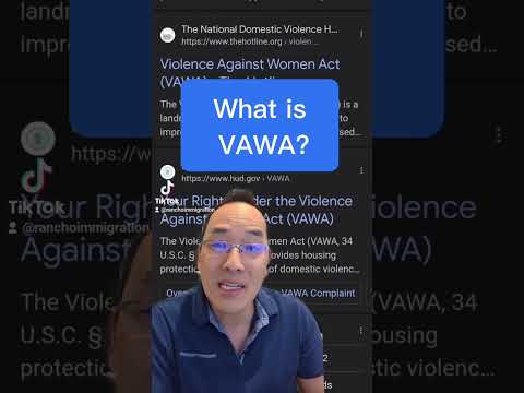 what is Violence Against Women Act (VAWA) & can I get a green card? #vawa #fianceevisa #greencard