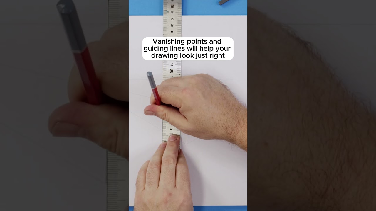 Try this easy perspective drawing hack 🖋 Full tutorial on our channel