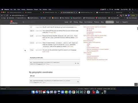 Getting Started with Openweathermap