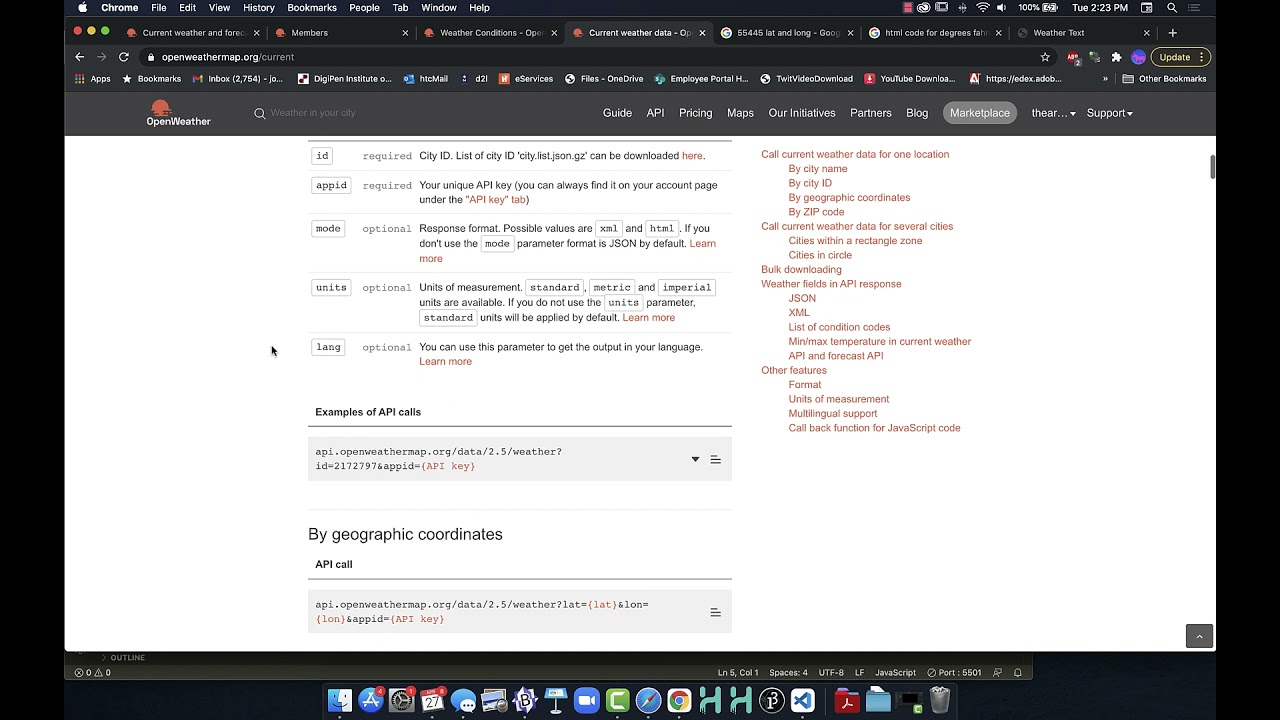 Getting Started with Openweathermap