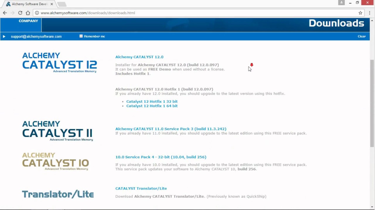 Installing Catalyst 12 Translator/Lite