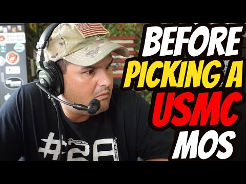 3 Things before Picking a Military Occupation (USMC MOS)