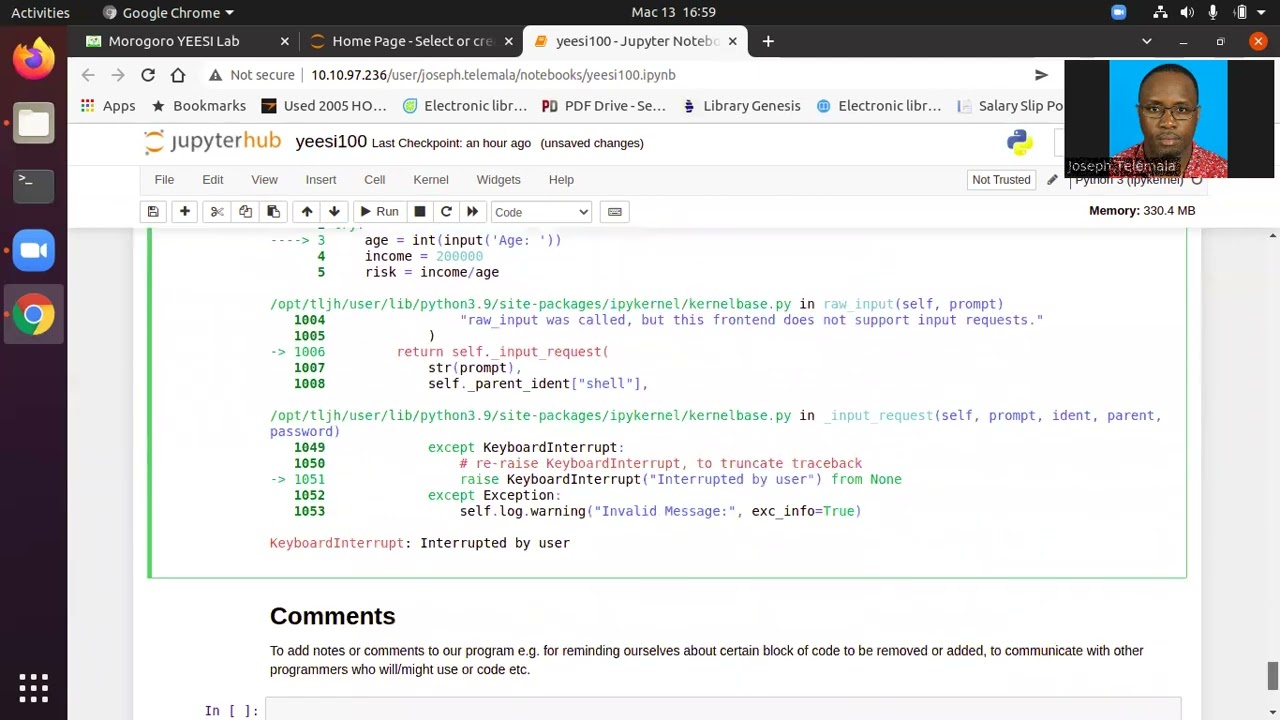 YEESI100: Problem-solving and Program Design with Python - 10