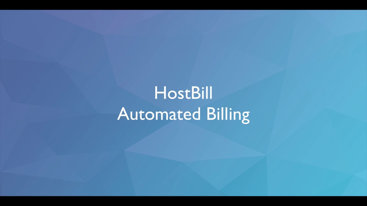 HostBill Automated Billing