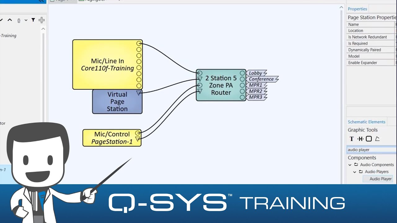 Q-SYS Training  |  Public Address B - Wiring