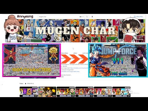 Instructions to update JUMP FORCE MUGEN V10 to JUMP FORCE MUGEN V11