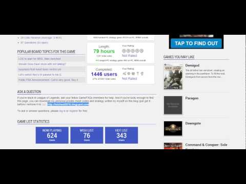 League of Legends - Gamefaqs Private and Secret Cheat Codes and Strategy Released