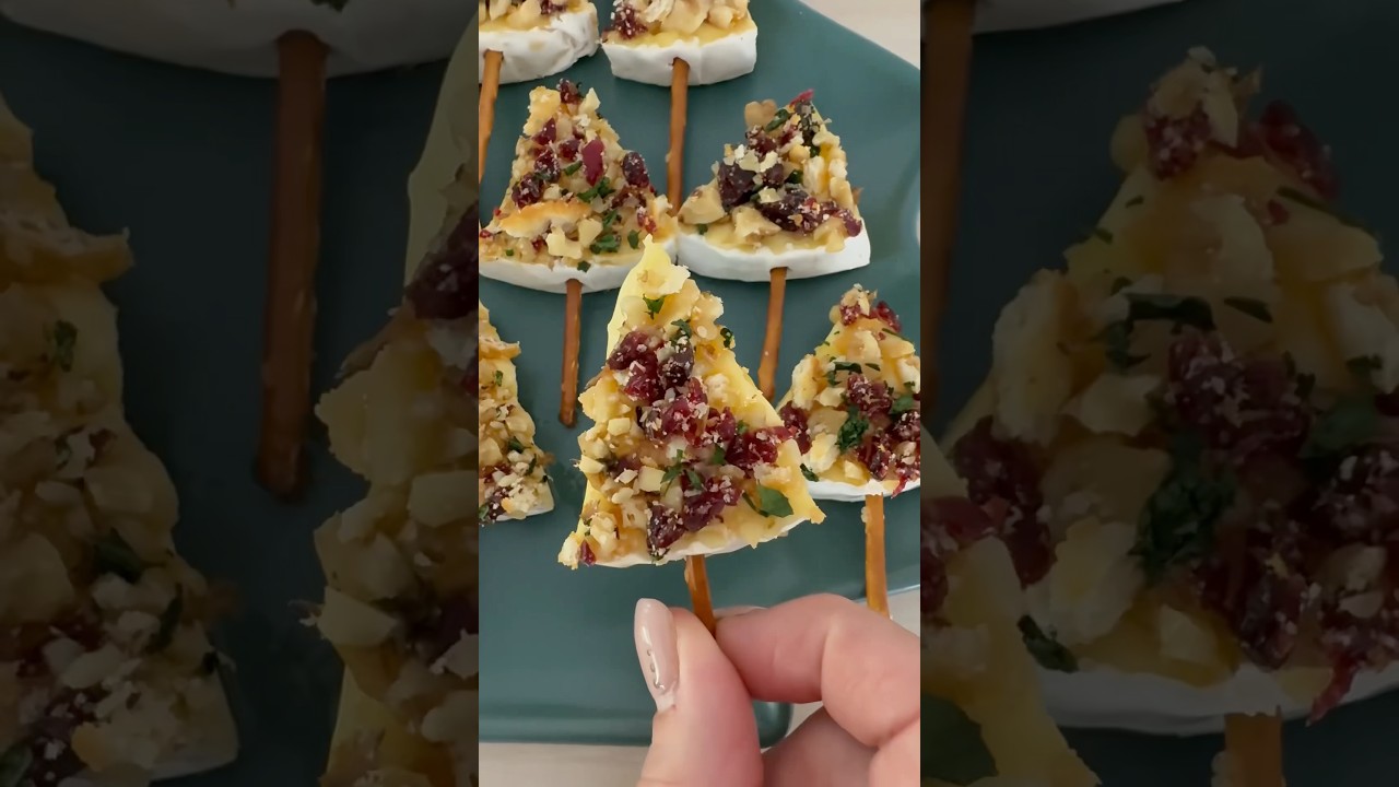 Brie Christmas Crunch Trees