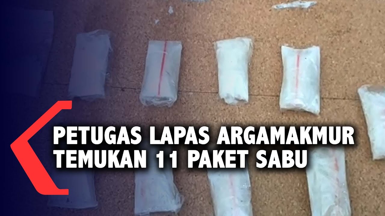 Petugas Lapas Argamakmur Temukan 11 Paket Sabu