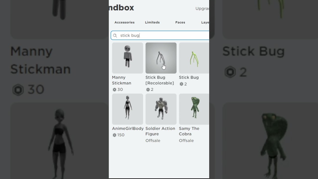 How to get ROBLOX'S MOST SLIM AVATAR! #roblox #robloxshorts #robloxshort #stickbug