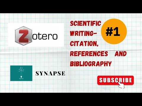 SCIENTIFIC WRITING - CITATION, REFERENCES AND BIBLIOGRAPHY (FREE APP!!)
