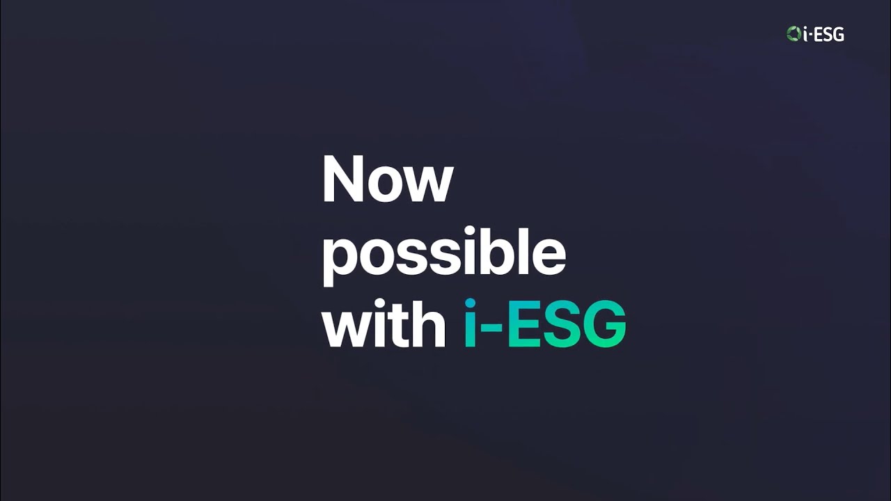 i-ESG Solution Introduction by Modules