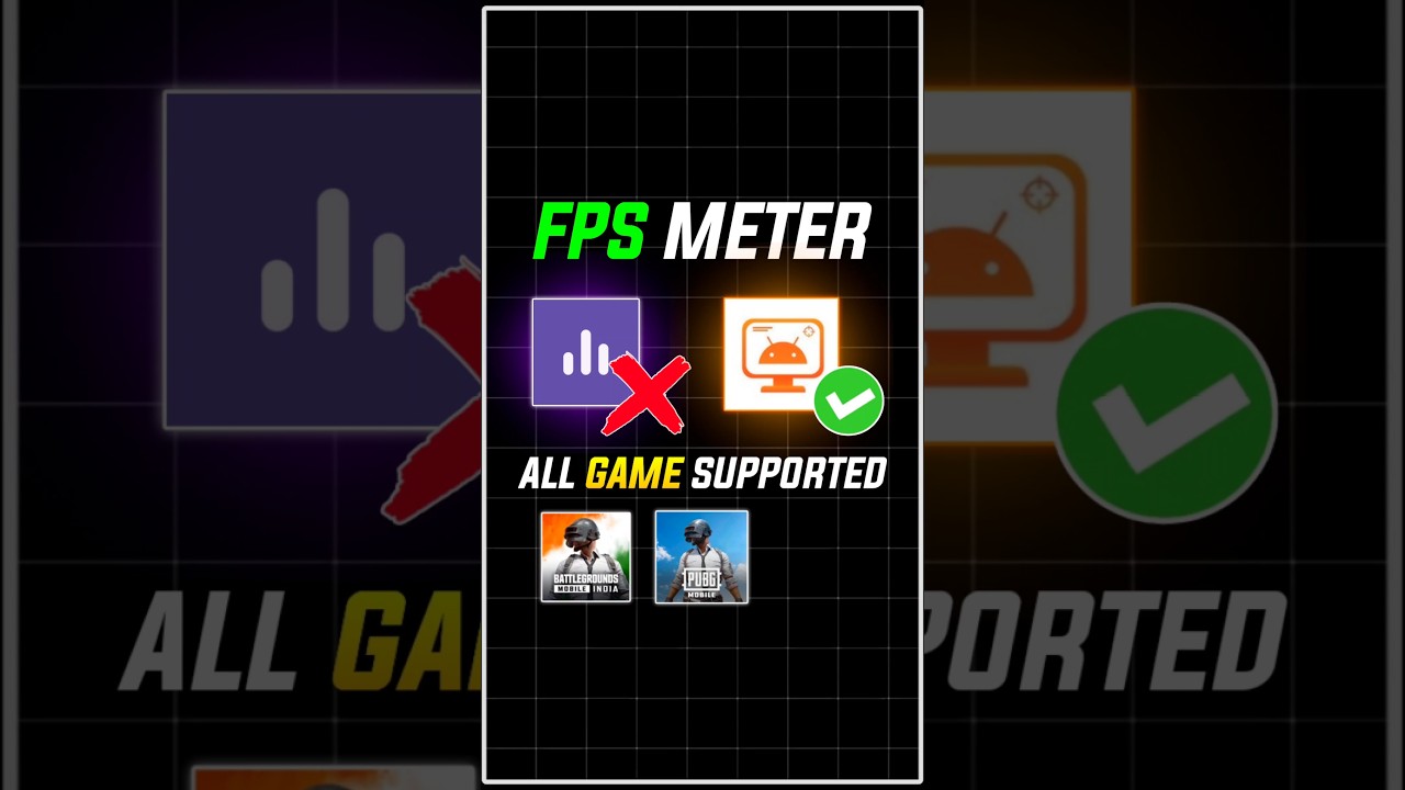 Fps Meter App for Mobile 🌚 Bgmi New Update #shorts #bgmi #fpsmeter