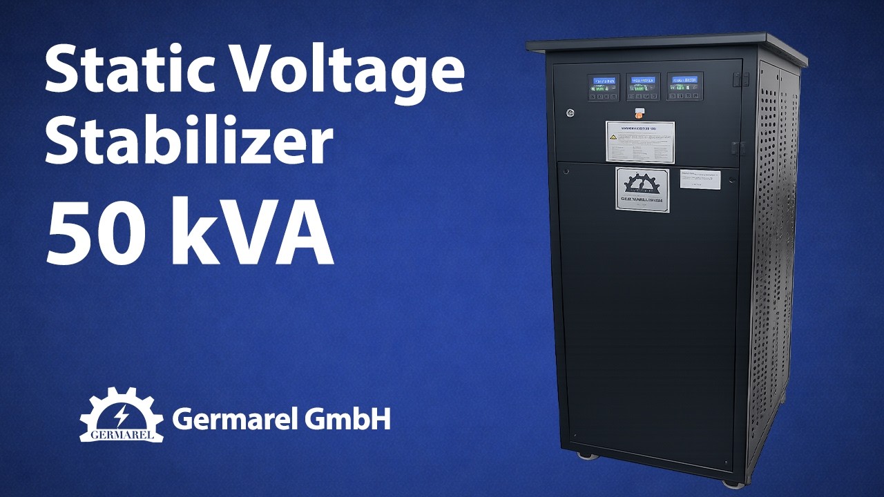 50kVA Static Voltage Stabilizer ST-GER by Germarel GmbH