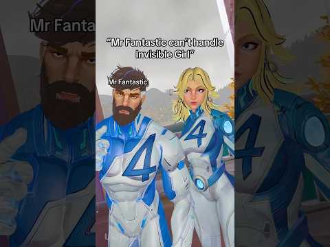 When Invisible girl shows up in Marvel Rivals #marvelrivals #gaming #vrchat