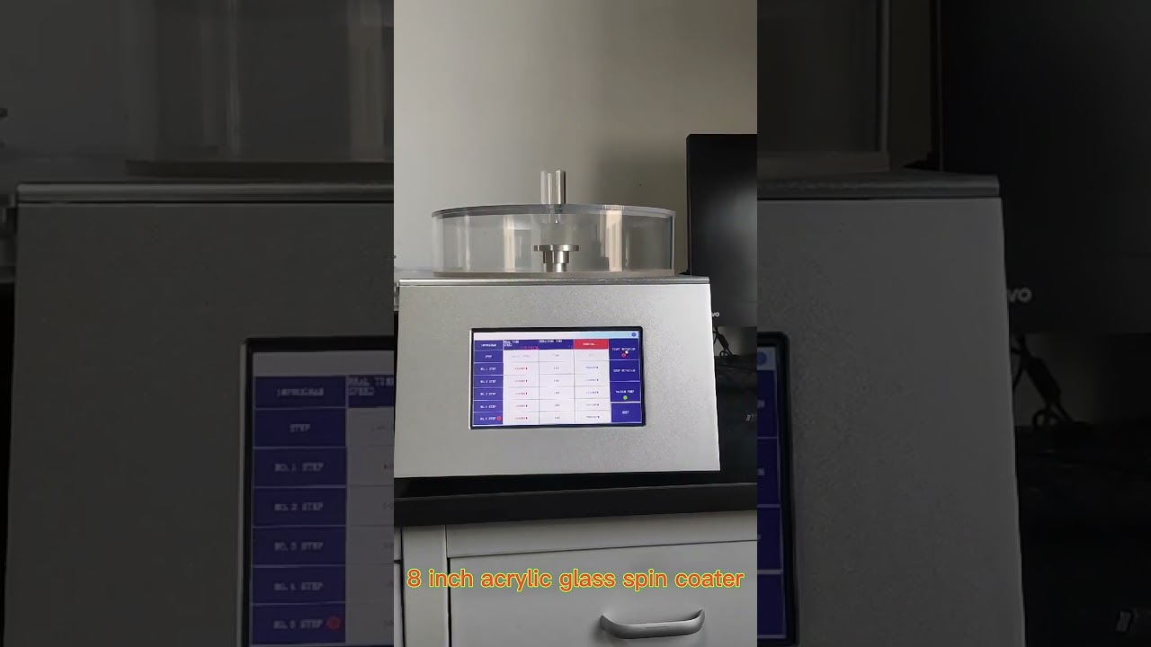 8 Inches Economic Desktop High Speed Spin Coater With Quartz Chamber For Coating Photoresist