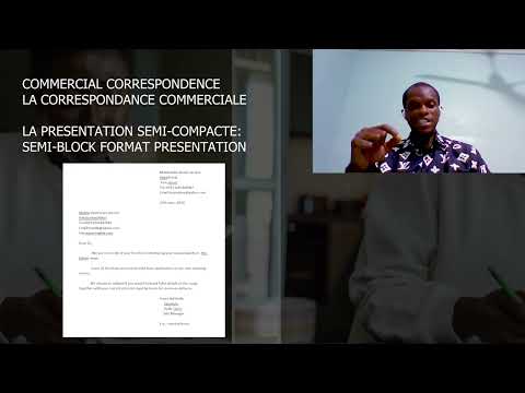 Semi-block style (la presentation semi-compacte)
