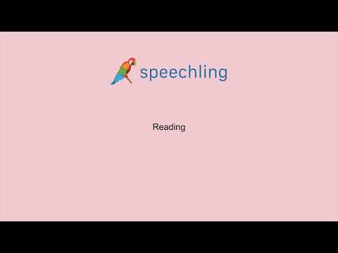 How to say "Reading" in Korean