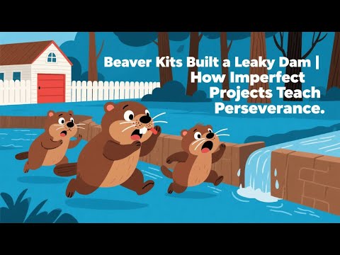 Beaver Kits Built a Leaky Dam | How Imperfect Projects Teach Perseverance