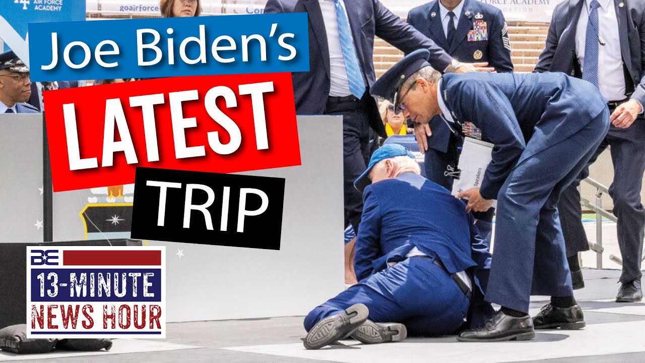 AGAIN? Joe Biden Falls at Air Force Academy Graduation | GOPUSA
